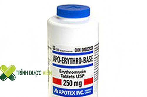 Trình dược viên hướng dẫn dùng thuốc Apo-Erythro-Base-250mg